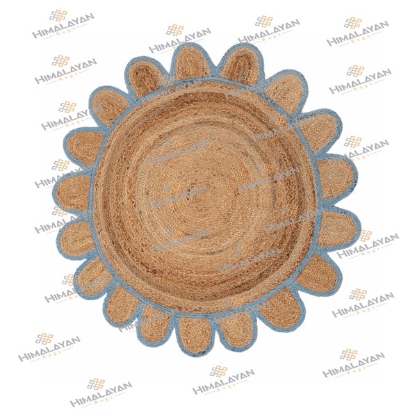 Round Jute Rug - Etsy