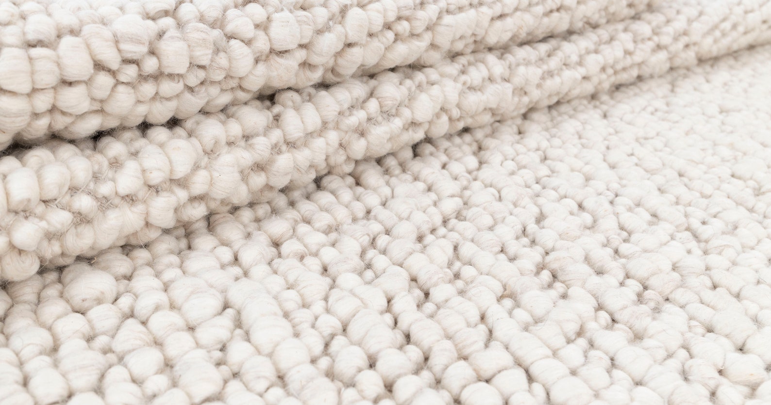 Ivory Cream Chunky Wool Felted High Quality Nordic - Etsy