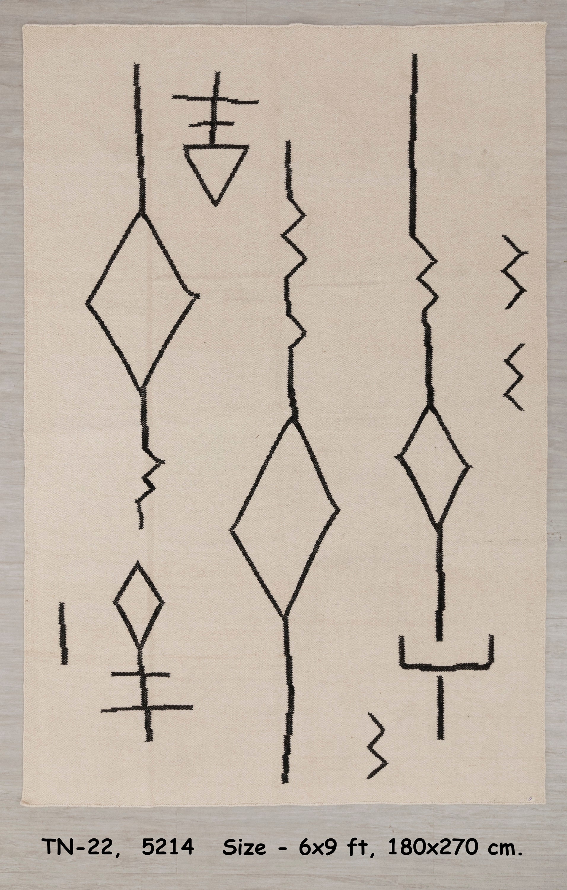 White Black Scandinavian Nordic Decor Inspired Rug Hand Woven | Etsy