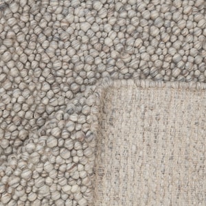 Light Grey Brown Chunky Pebble Natural Non Dyed Wool Handwoven High ...