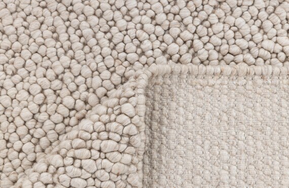 Ivory Cream Chunky Wool Felted High Quality Nordic - Etsy