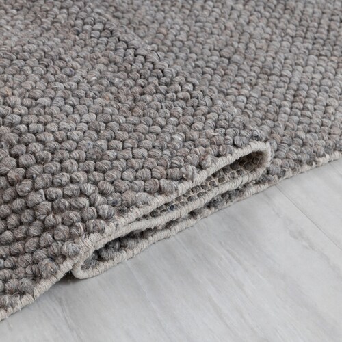 Ivory Chunky Felted Soft Wool Rug Modern Design Hand Woven - Etsy