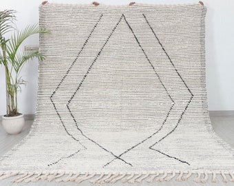 Bohemian Moroccan Decor Inspired Hand Woven Boho Cotton Rug - Etsy