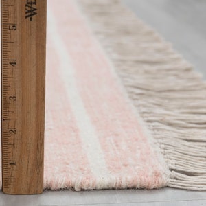 Pink Bohemian Soft Wool Boho Moroccan Rug Hand Woven Bohemian Decor ...