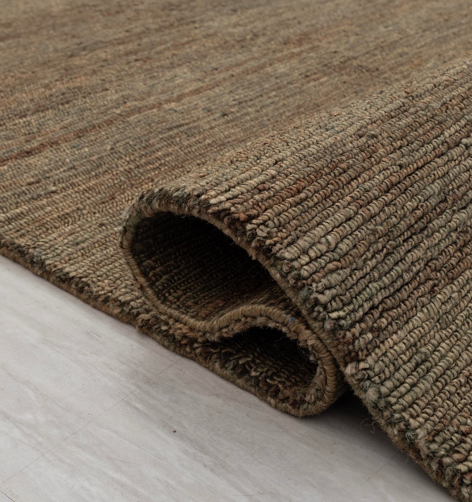 High Quality Hand Knotted Green Jute Loop Pattern Solid Rug,customize ...