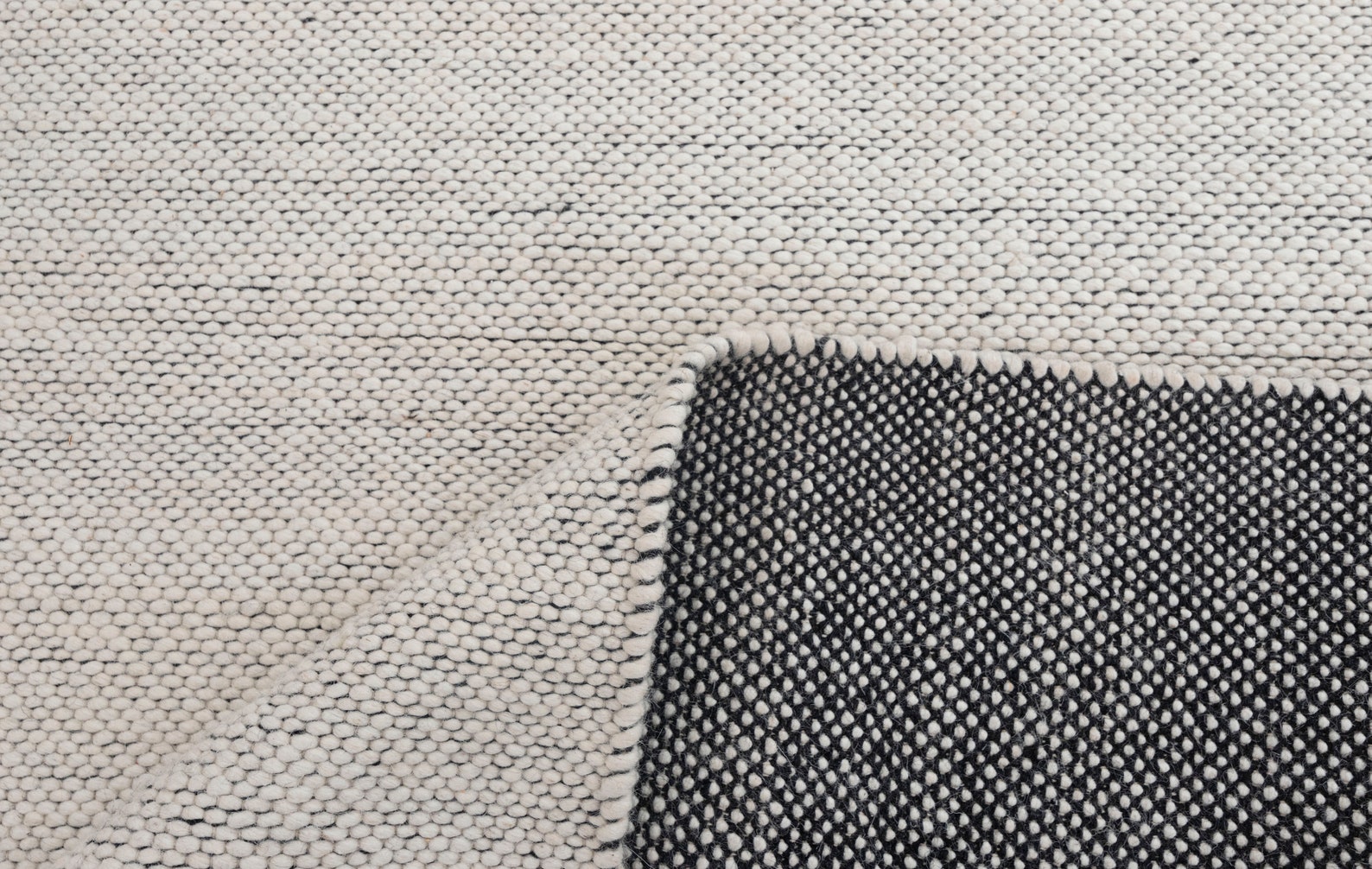 Ivory White Solid Pebbles Pattern Modern Design Hand Woven | Etsy