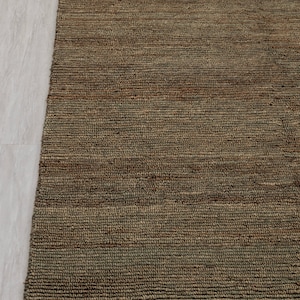High Quality Hand Knotted Green Jute Loop Pattern Solid Rug,customize ...