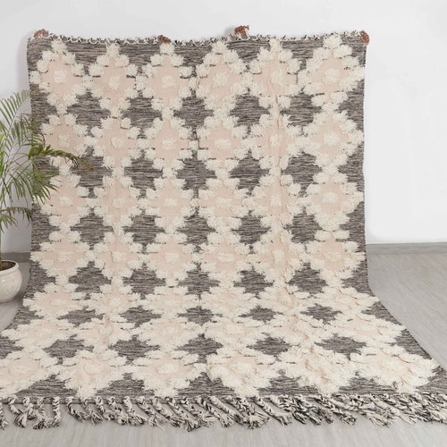 Moroccan Inspired Bohemian Handwoven Washable Cotton Rug Boho - Etsy