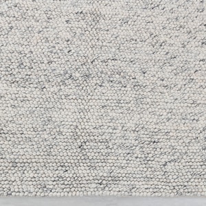Chunky Felted Soft Wool Rug Ivory Grey Charcoal High Quality Hand Woven ...
