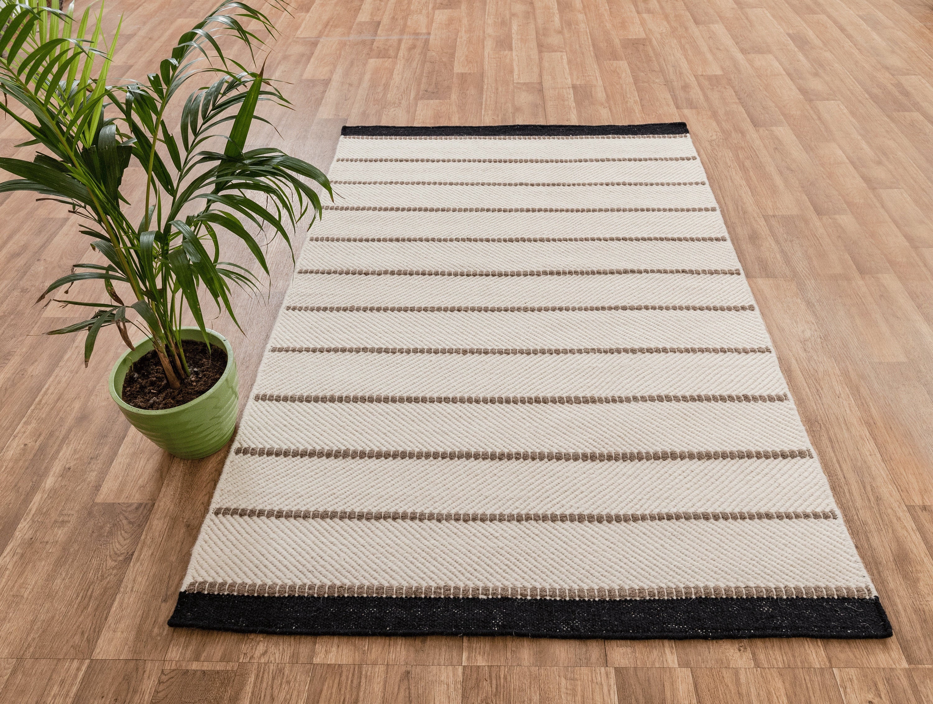 Scandinavian Nordic Decor Inspired Rug Hand Woven Wool | Etsy