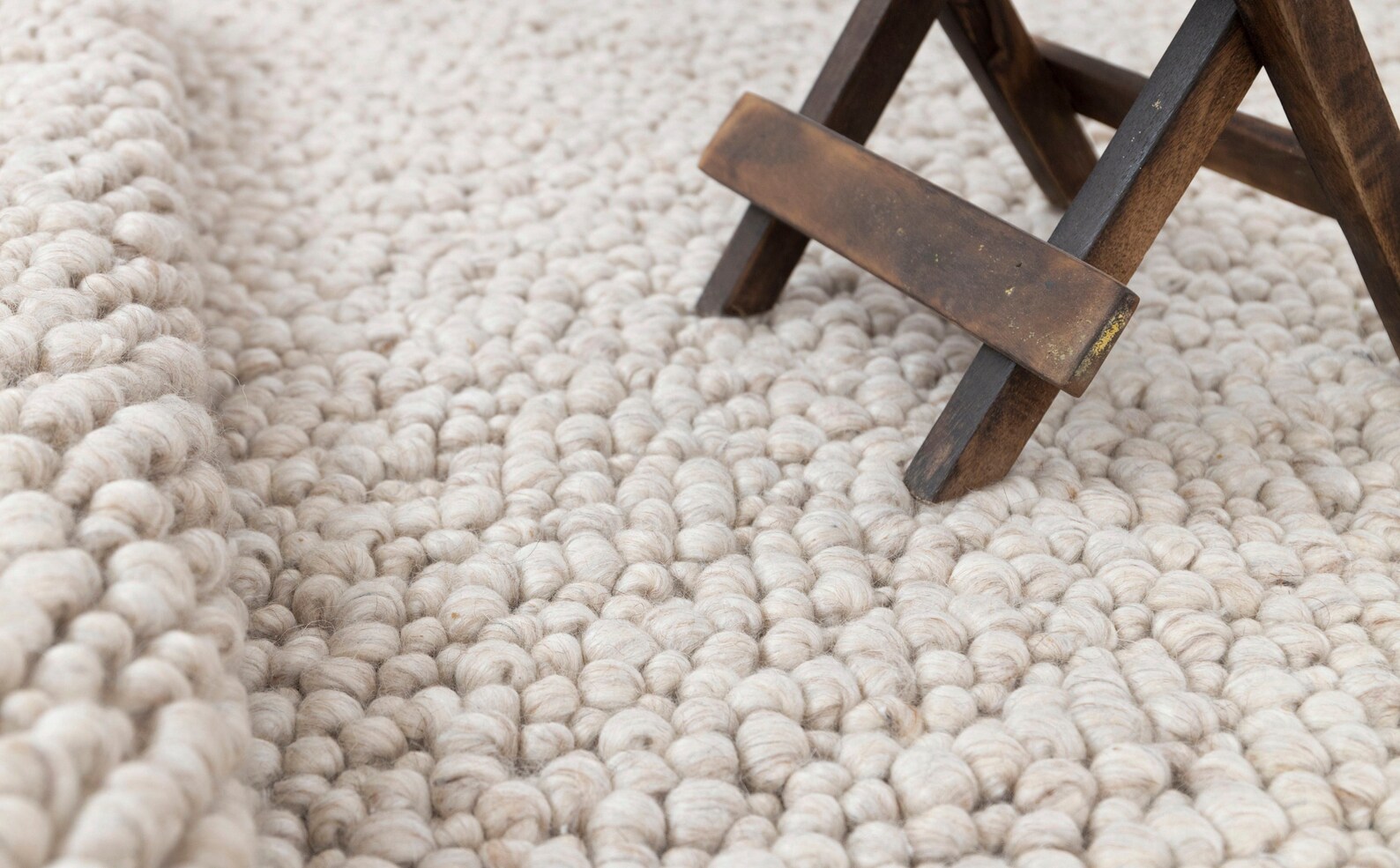 Ivory Cream Chunky Wool Felted High Quality Nordic - Etsy