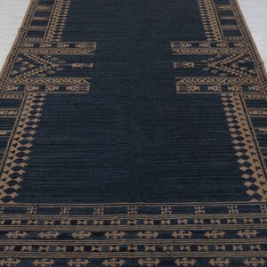 Blue Brown Gold Bohemian Boho Moroccan Rug Hand Woven Bohemian Decor ...