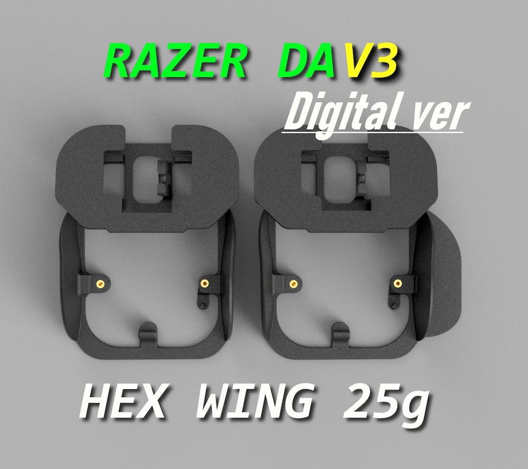 New Wireless Razer Death Adder V3 Pro Digital - DAV3 - 24g - Hex Wing ...