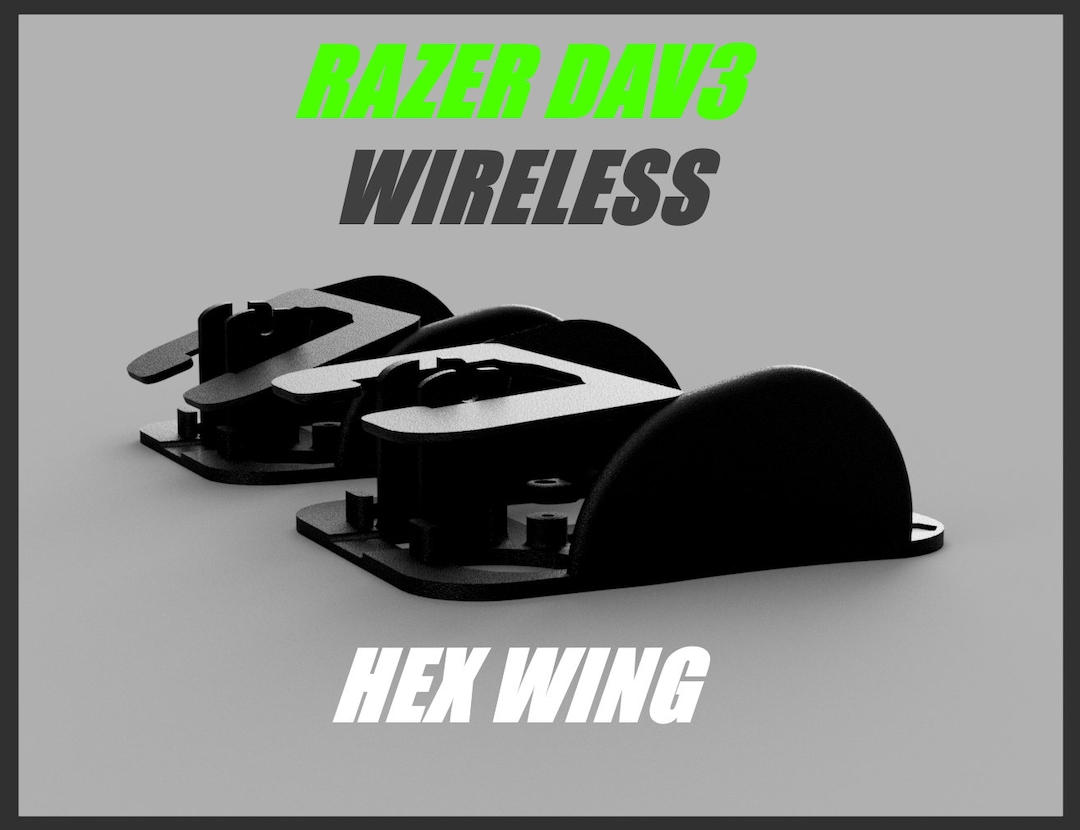 Wireless Razer Deathadder V3 Pro - DAV3 - 28 Gram - Hex Wing Raptor ...