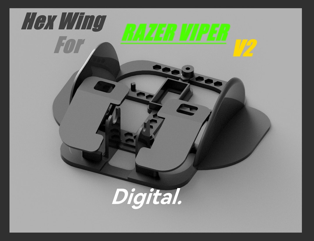 Digital: Razer Viper V2 Mod, Ultralight 11.5grams, Small Fingertip ...