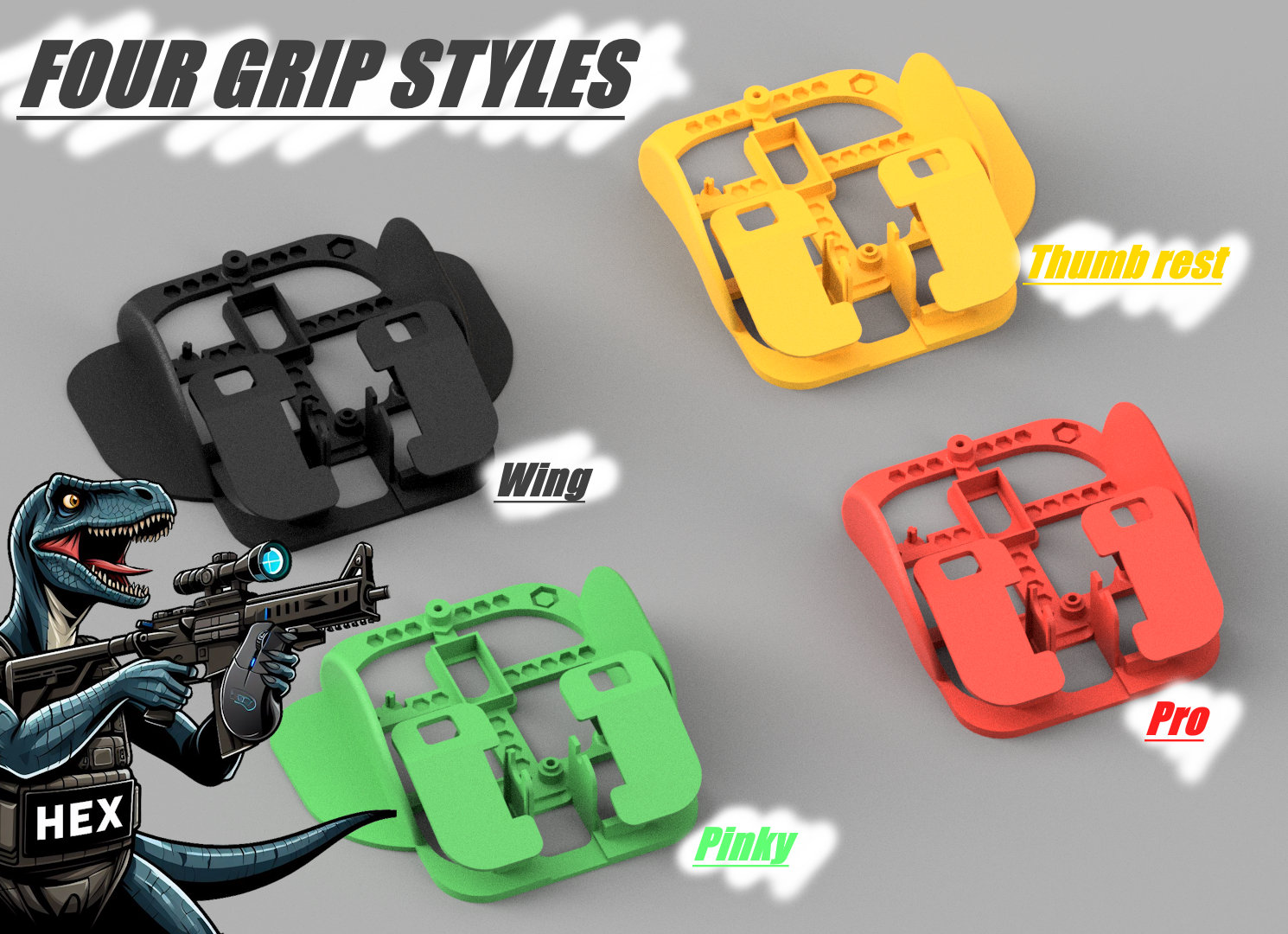 Wireless Razer Deathadder V3 Pro - DAV3 - 28 Gram - Hex Wing Raptor ...