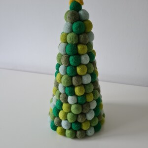 Felt Wool Ball Tree Decoration, Great for Christmas & Home Decor ...