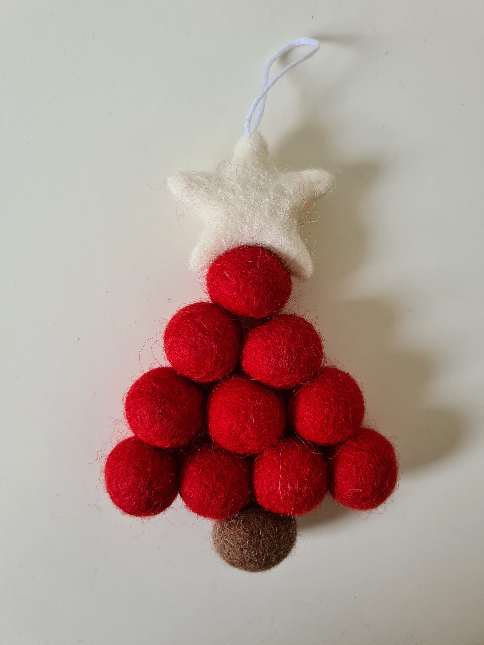 The Original Single or Multiple Felt Ball Christmas Tree Decorations ...