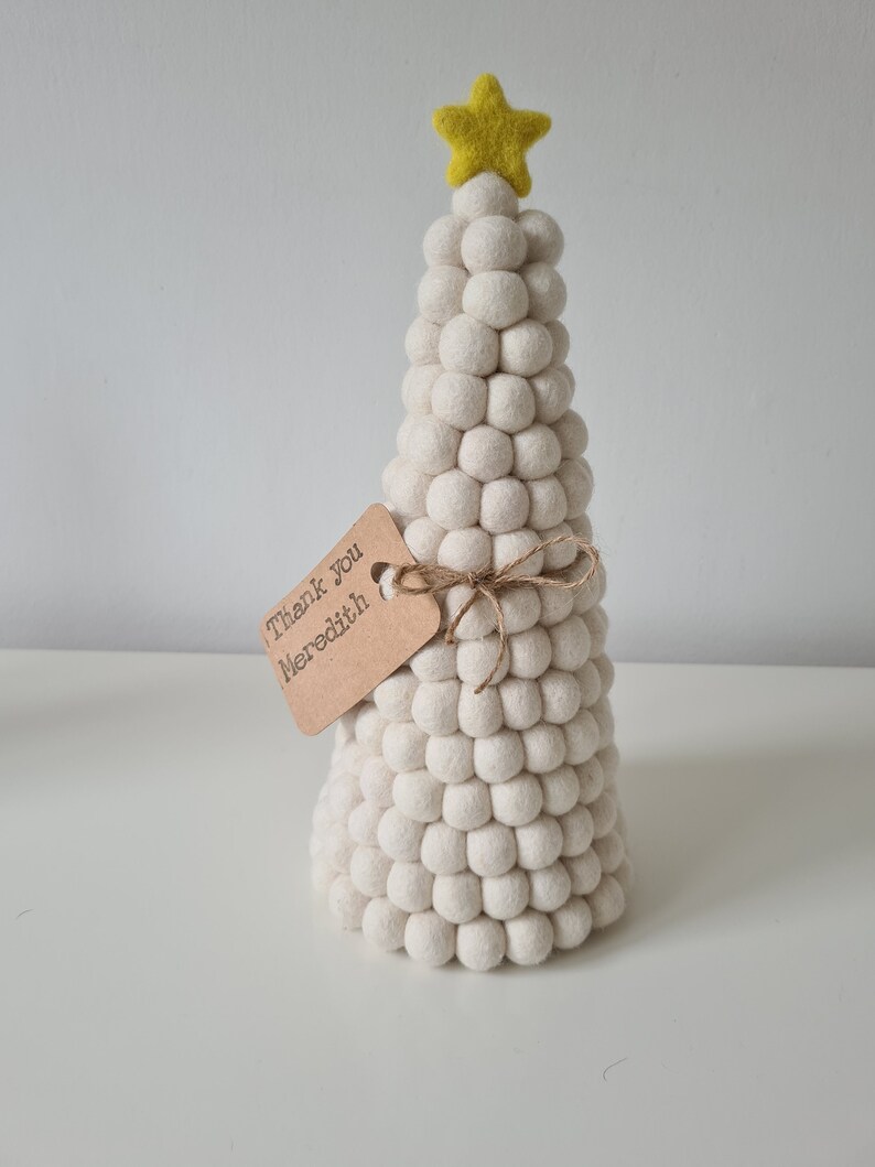 Felt Ball Christmas Tree, Handmade Wool Decor - Etsy UK