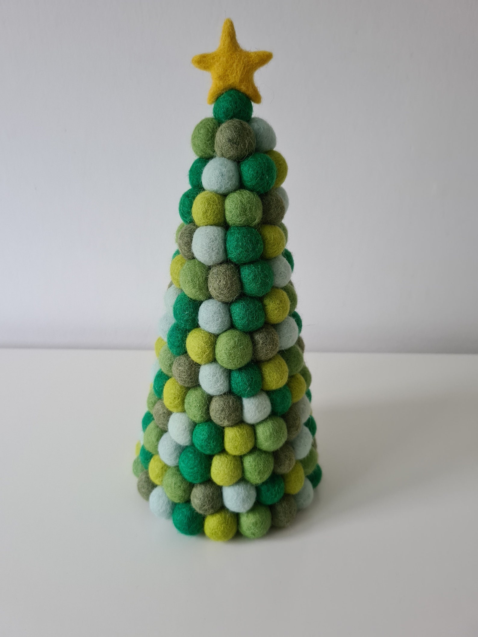 Felt Wool Ball Tree Decoration Great for Christmas & Home | Etsy UK