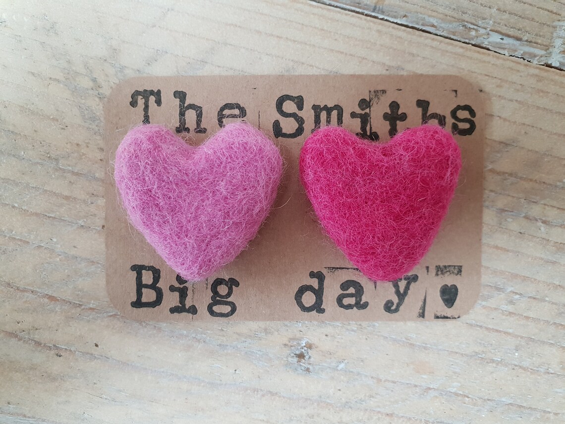 Felt Heart Magnets - Tracked UK Delivery Available - Etsy UK