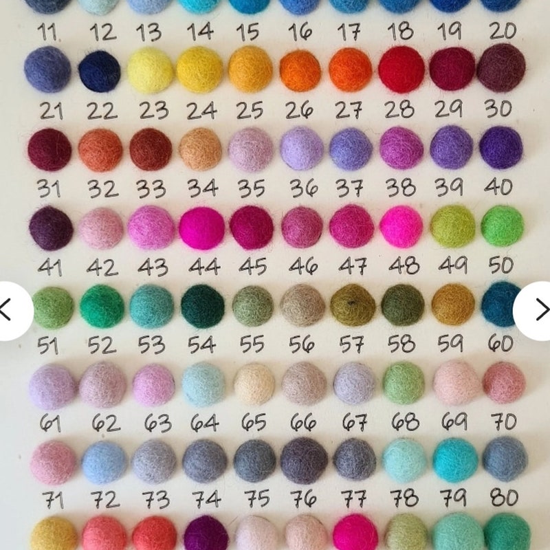 2cm Felt Balls - Etsy