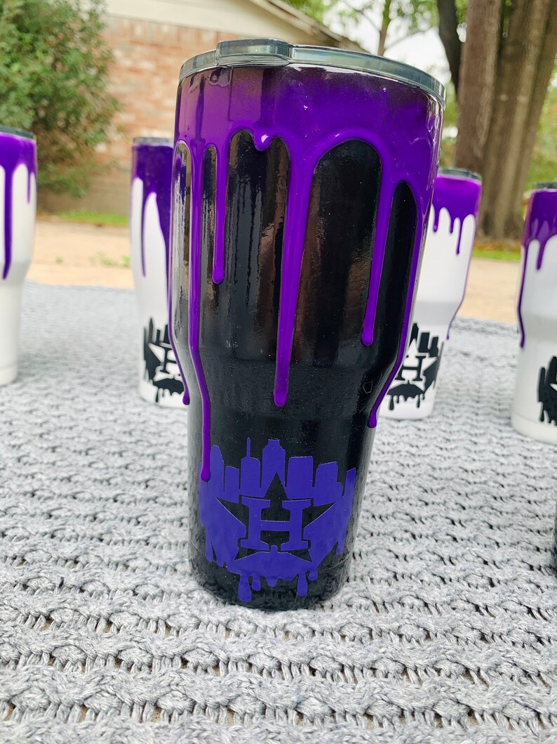 Screwston drip tumbler/purple drank tumbler | Etsy