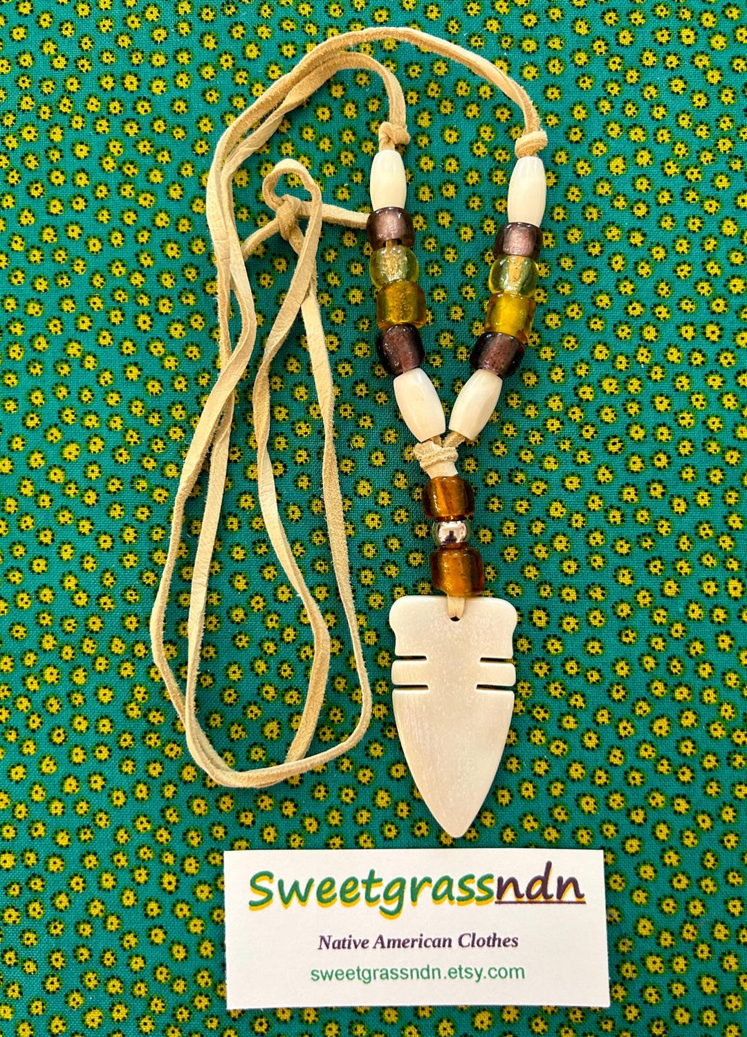 Native American Regalia Genuine BONE ARROWHEAD Necklace - Etsy Canada