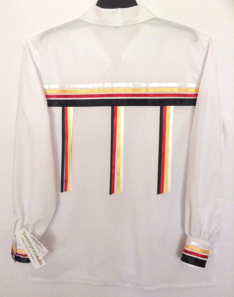 Native American Regalia Traditional WHITE Pow Wow Ribbon - Etsy