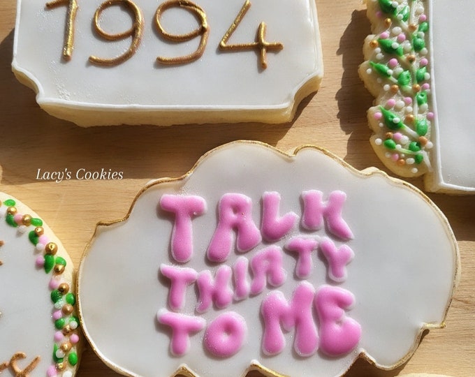 30th Birthday Cookies - Etsy