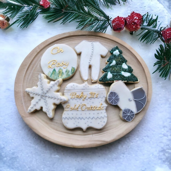 Custom Cookies Baby Its Cold Outside - Etsy