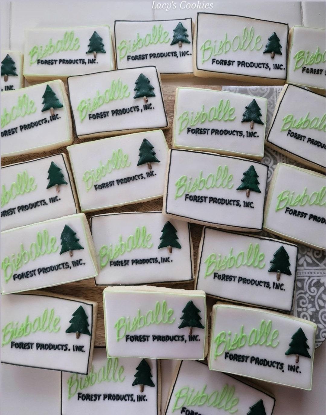 12 Company Logo Cookies, Logo Sugar Cookies, Decorated Sugar Cookies ...