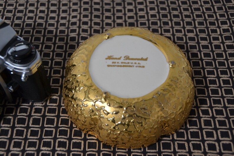 Weeping-bright Gold Cinderella Gourd 22k Bowl - Etsy