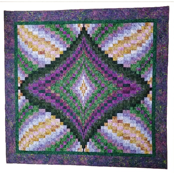 Bargello Bed Quilt - Etsy