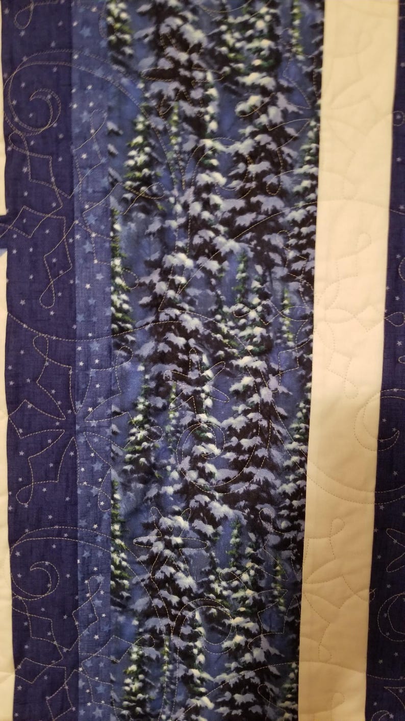 Silent Night Panel - Etsy