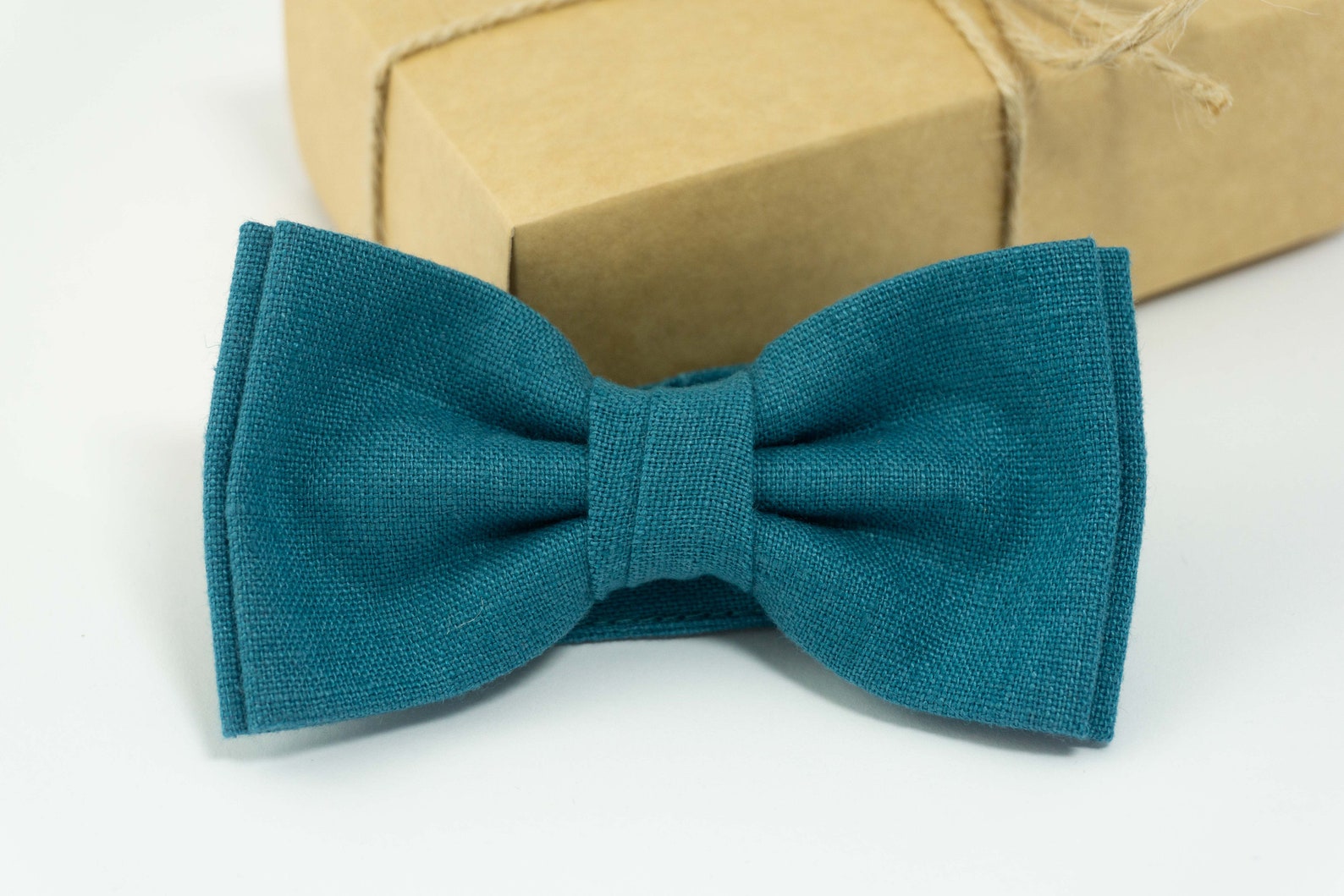 Dark Cyan Bow Tie Dark Cyan Linen Bow Tie Dark Cyan - Etsy