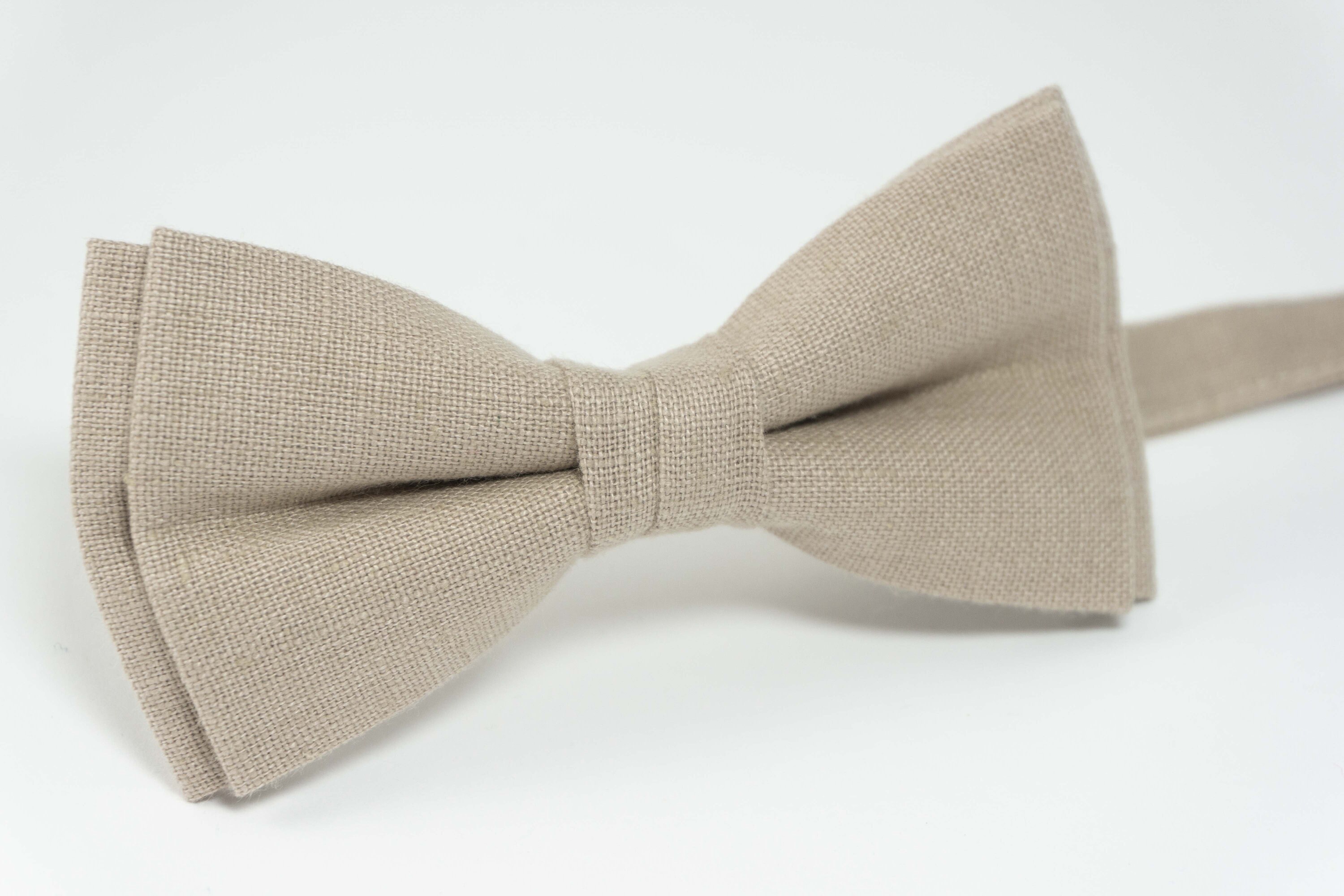 Beige Bow Tie for Weddings Beige Bow Tie or Necktie for Boys - Etsy ...