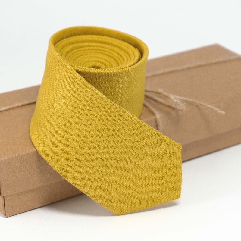 Mustard Yellow Tie - Etsy