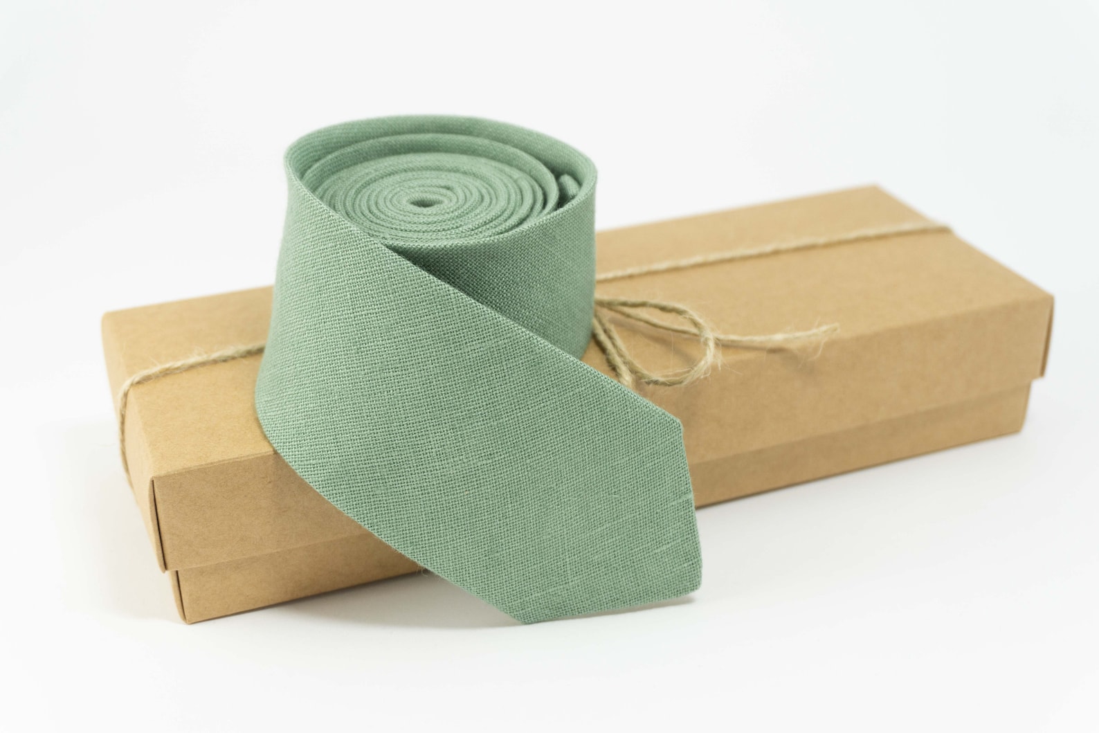 Sage Green Necktie Sage Green Neckties Sage Green Wedding - Etsy
