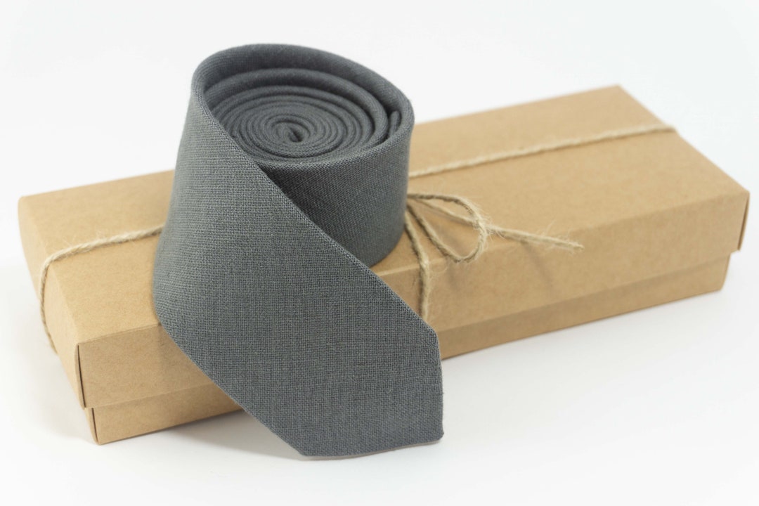Dark Gray Necktie | Gray Wedding Necktie, Gray Mens Neckties, Ties for ...