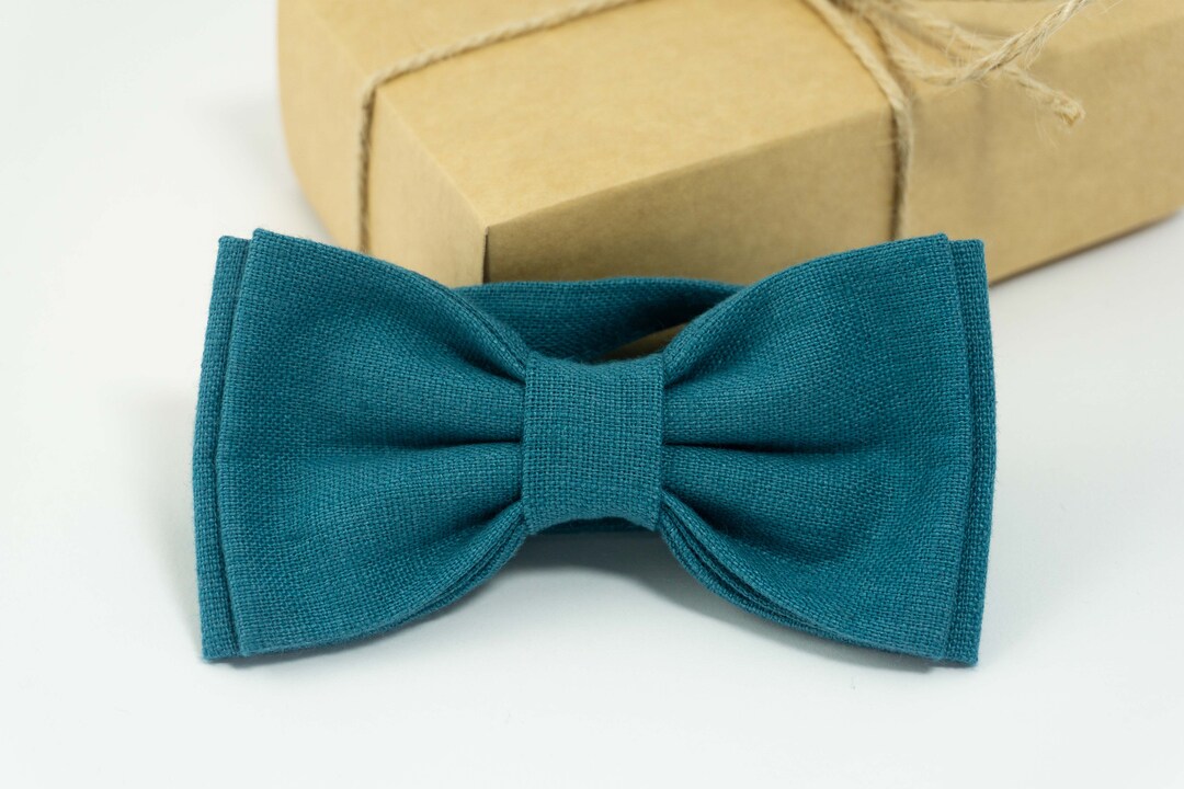 Dark Cyan Bow Tie | Wedding Ties and Pocket Squares, Mens Neckties ...