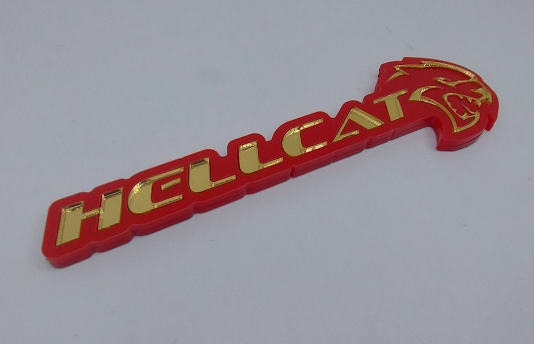 Custom Hellcat Charger /challenger Badge Fits Into the Grille, Tailgate ...