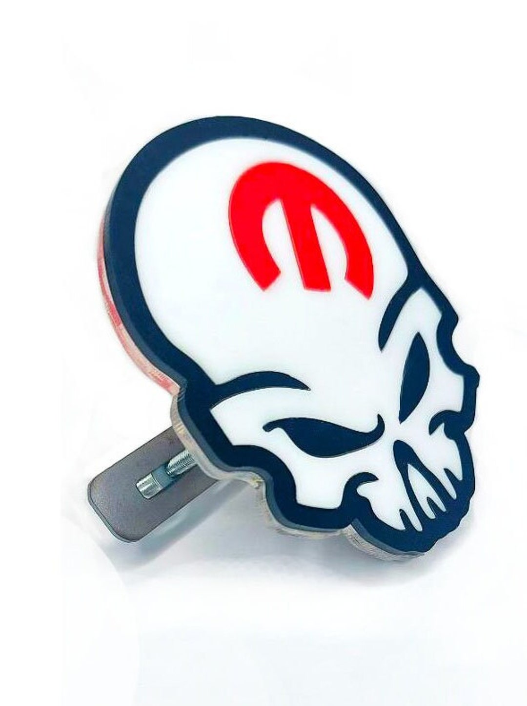 Custom Grille Badge Dodge Challenger MOPAR Skull Logo custom Colors - Etsy