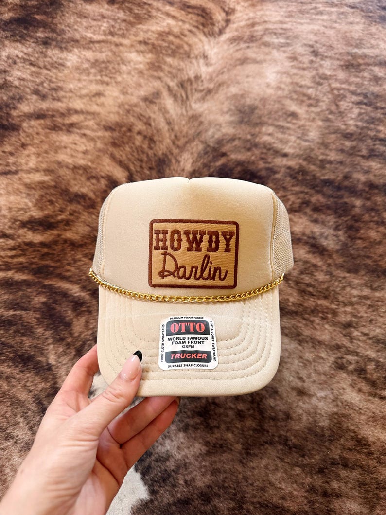The “howdy Darlin” Trucker Hat - Etsy