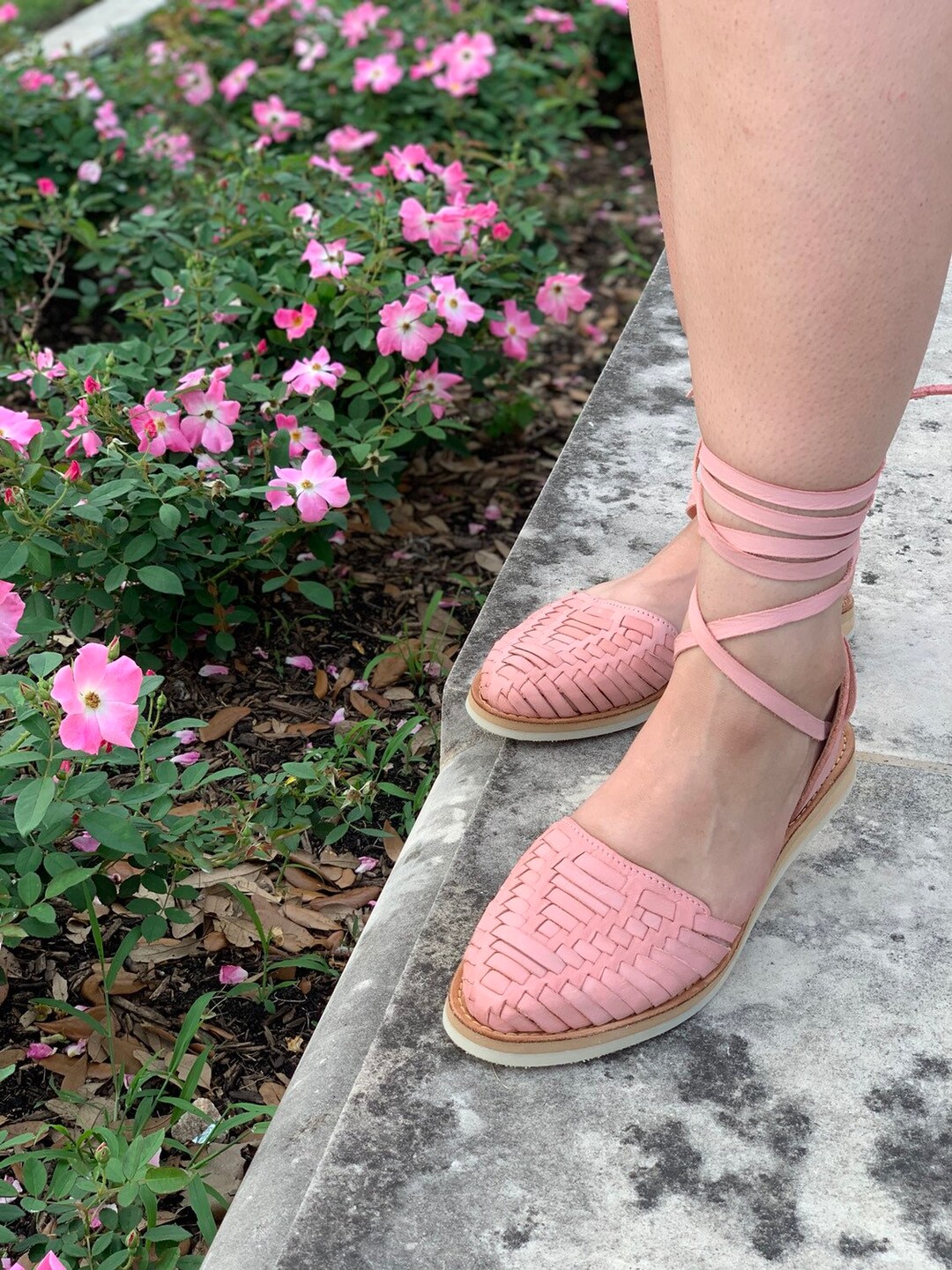 Rosa Pastel Lace Ups - Etsy