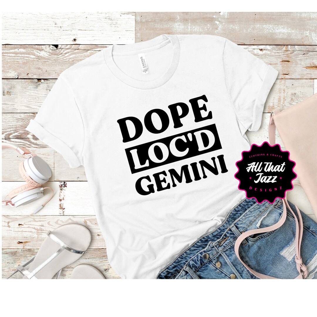 Dope Loc'd Gemini SVG Gift Idea Cricut Silhouette - Etsy