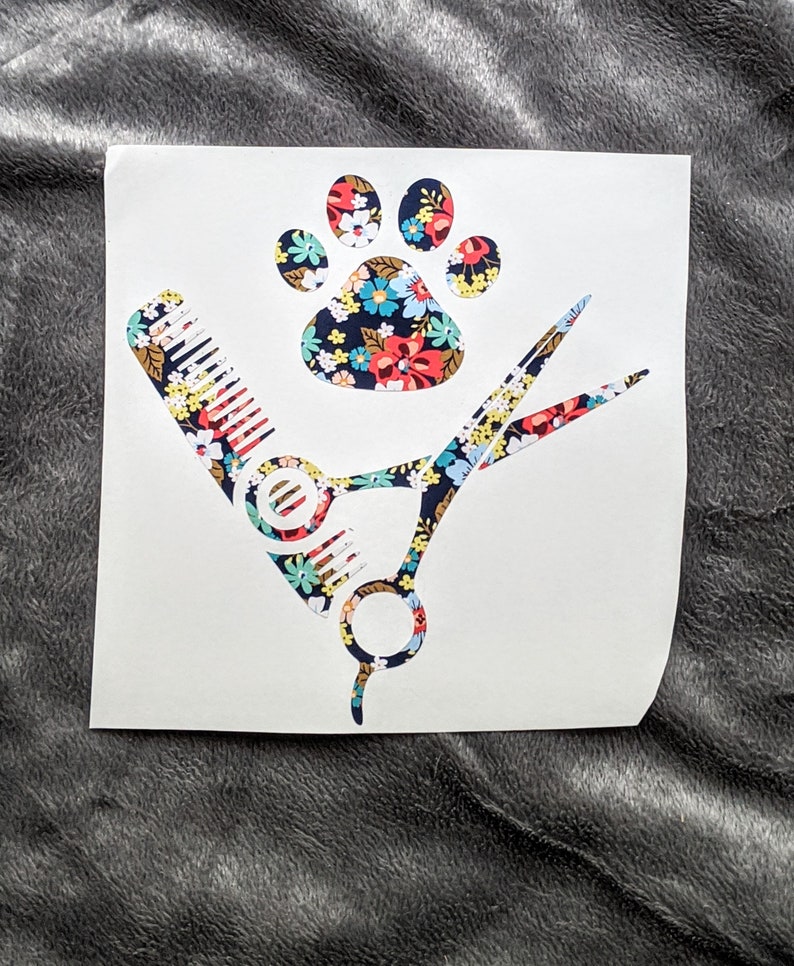 Pet Groomer Car Decal - Etsy