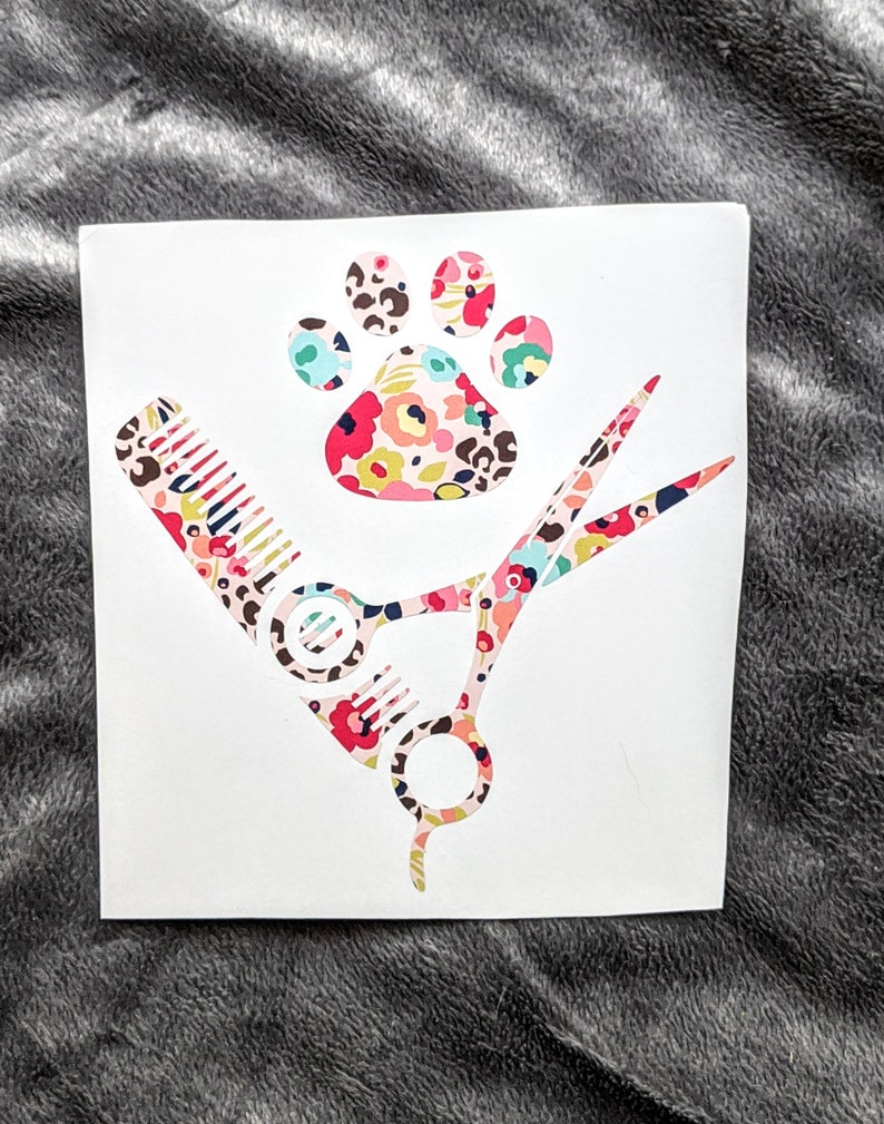 Pet Groomer Car Decal - Etsy