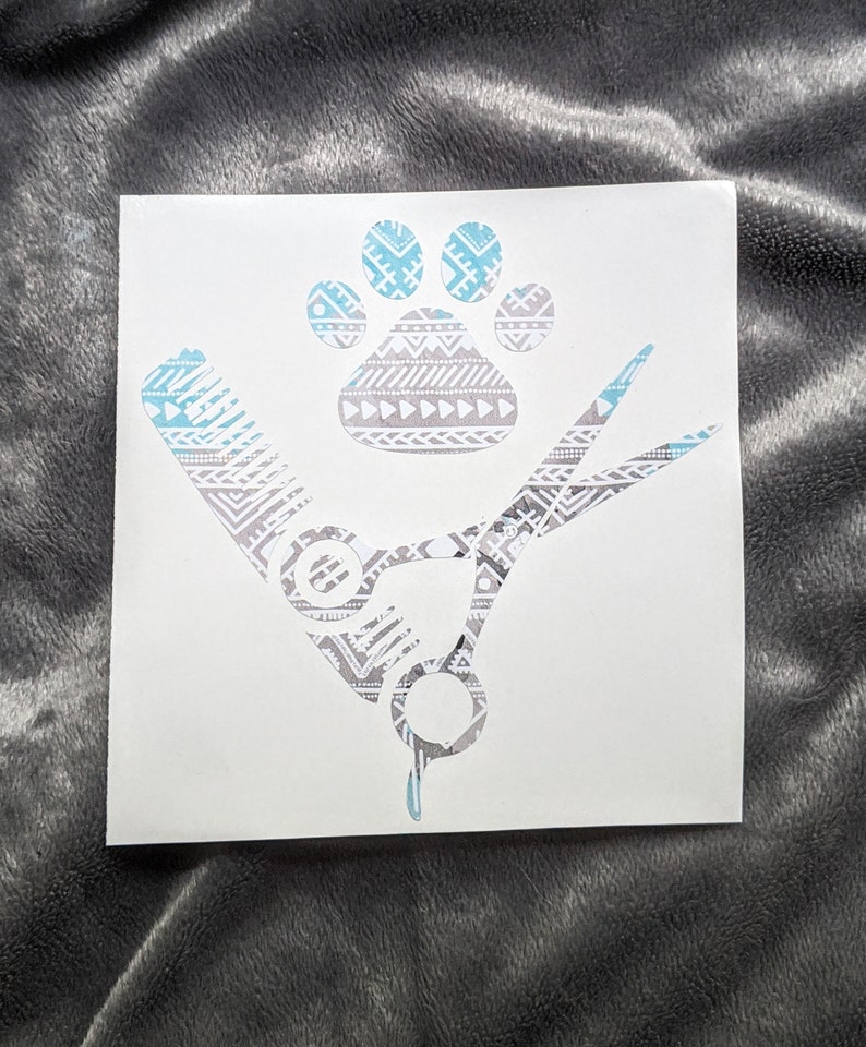 Pet Groomer Car Decal - Etsy