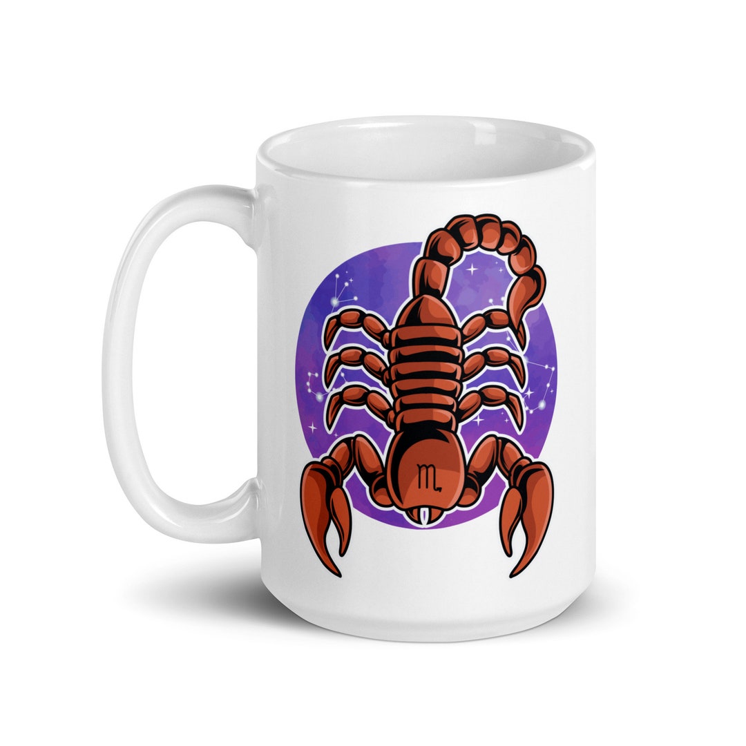Scorpio Astrology Zodiac Sign Coffee Mug. October Birthday Mug Gift ...